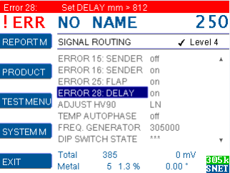 HowTo ERROR 28 Set DELAY mm > xxx – Cassel Support Documents